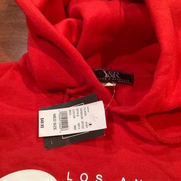 Young & Reckless | Shirts | Young Reckless Big R Script Pullover Hoodie ...